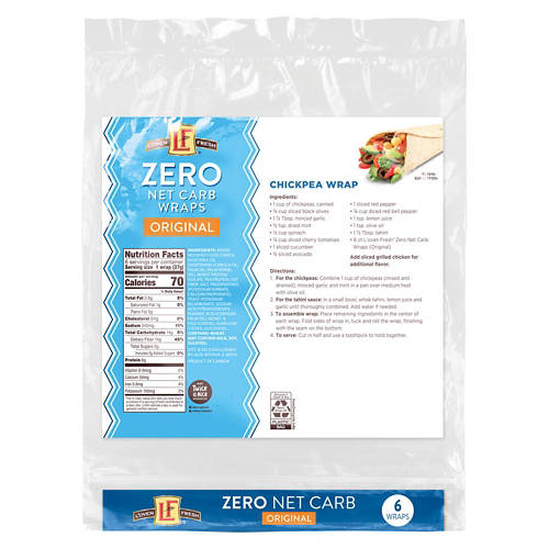 L'oven Fresh Original Zero Net Carb Wraps, 6 count